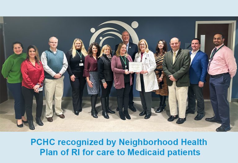 PCHC recognized by Neighborhood Health Plan of RI for care to Medicaid ...